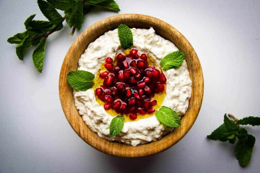 Mutabal - Roasted Eggplant Dip with Thick Yogurt | Braised & Deglazed