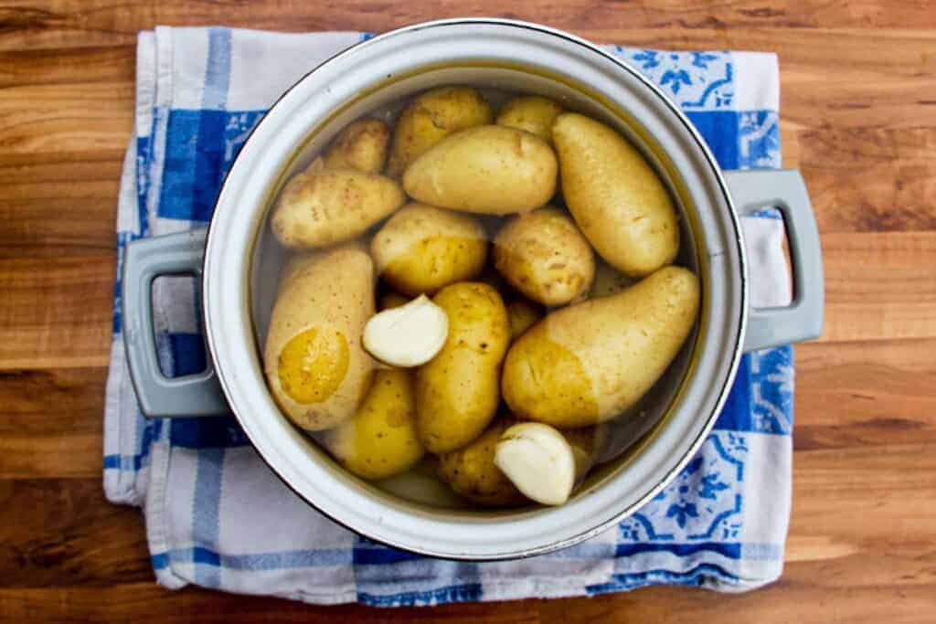 Nanna's Minted New Potatoes - Braised & Deglazed