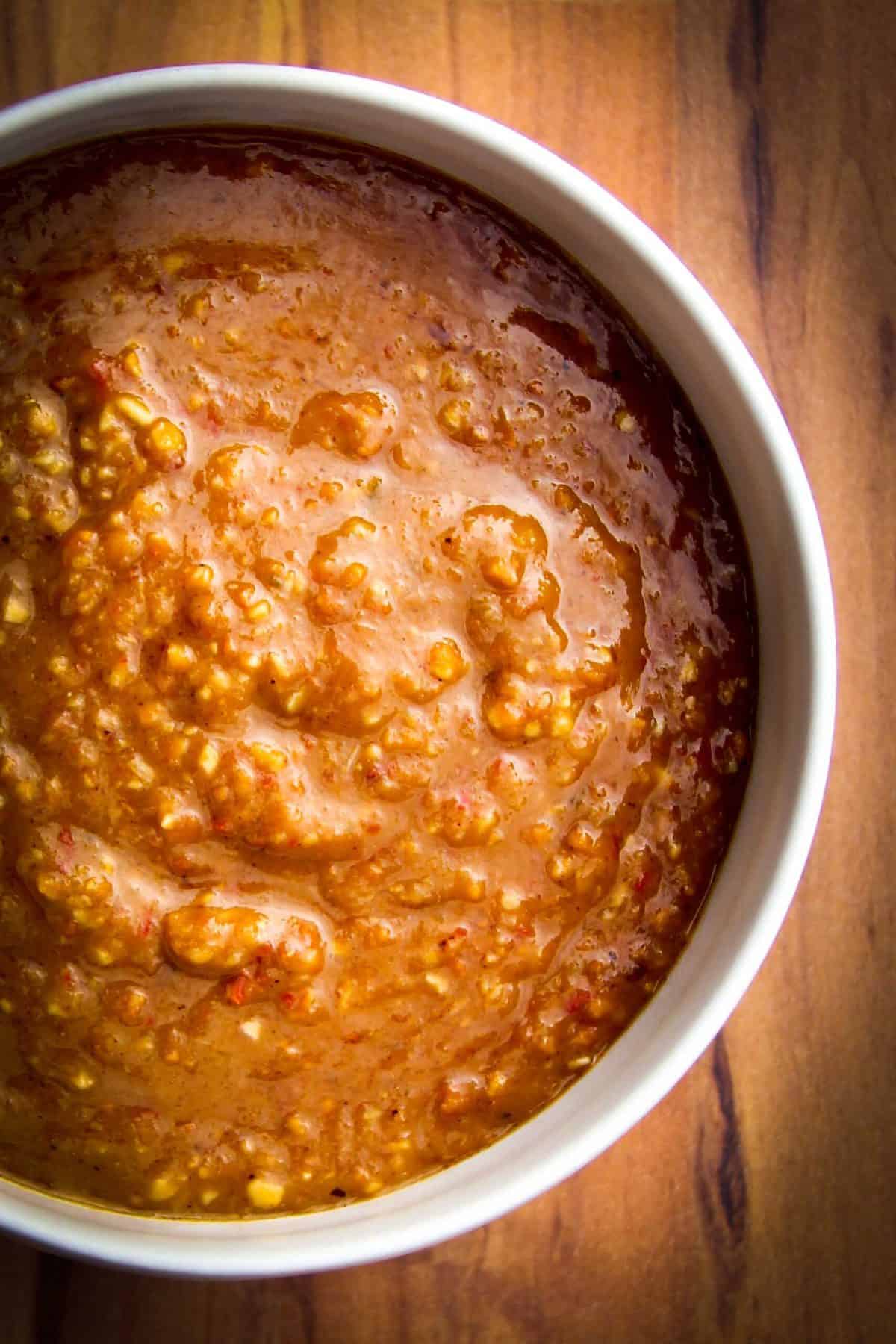 Sweet and Spicy Peanut Sauce – The Real Deal | Braised & Deglazed