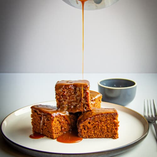 Super Fluffy Salted Caramel Sticky Toffee Pudding - Braised & Deglazed