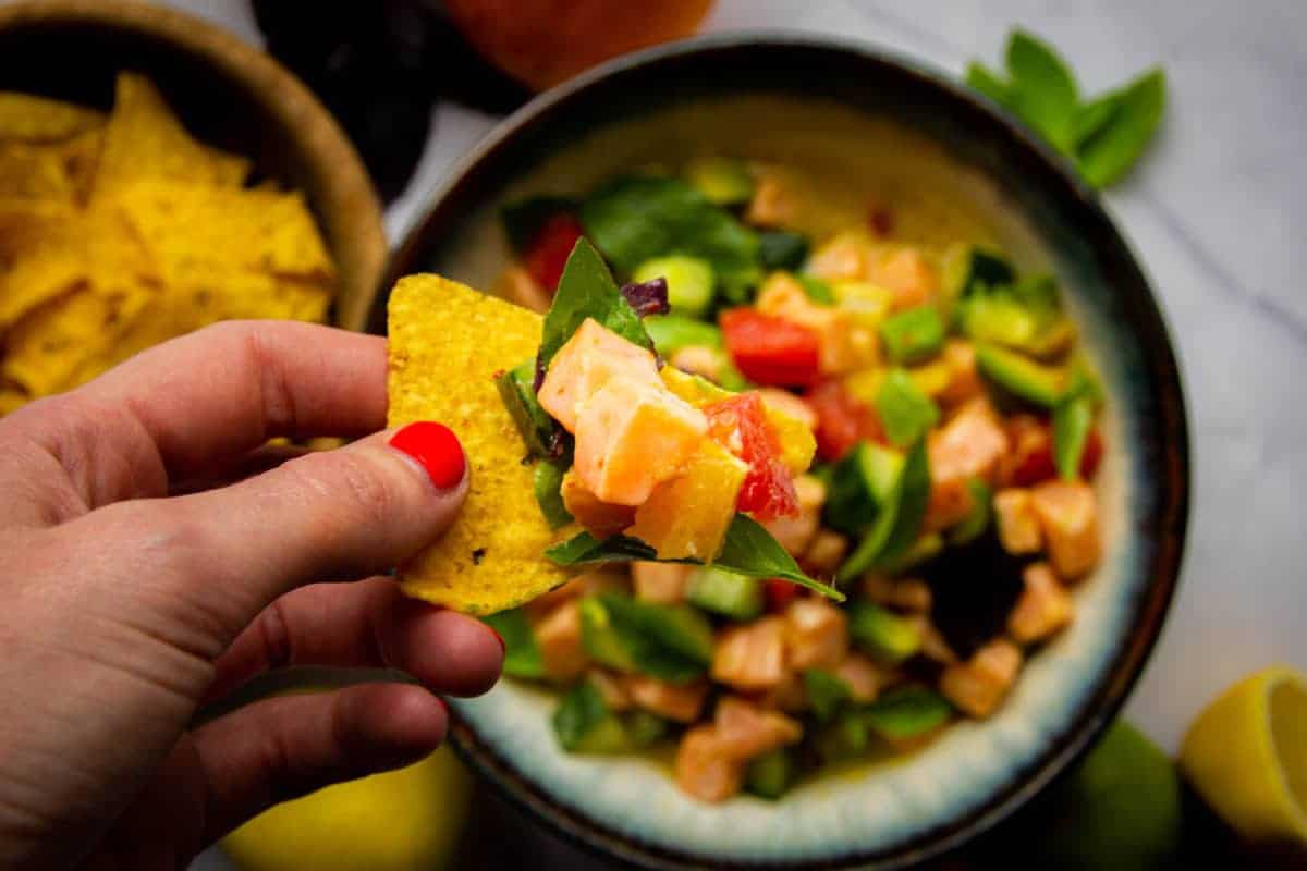 An Ultra Refreshing Salmon Ceviche (+ Chef Tips)