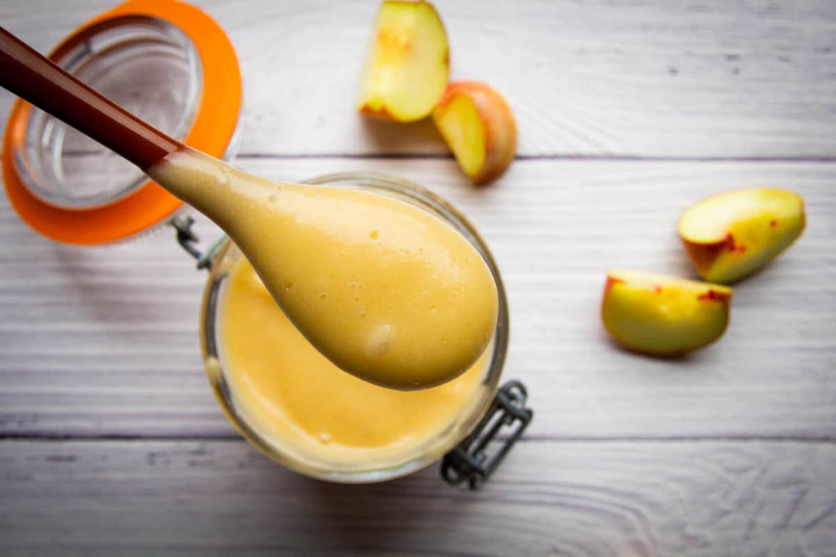 Smooth White Peach Puree (+Awesome Technique!)