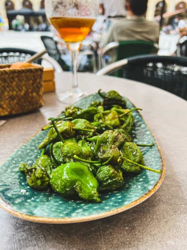 Easy, Garlicky Padrón Peppers with Ginger and Lime - Braised & Deglazed