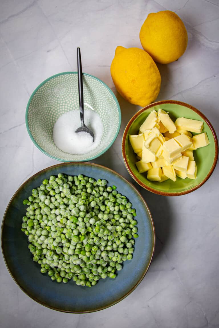 6 Ingredient Super Easy Pea Puree (Pea Butter)